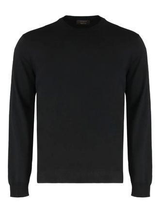 Slowear pull &agrave; col rond - Noir