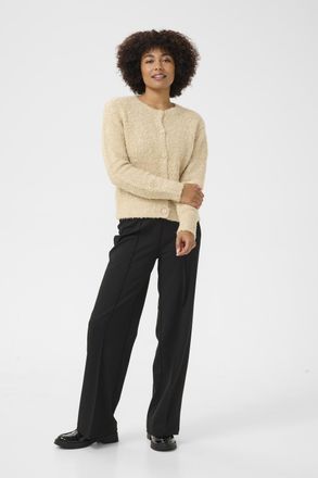 Soaked In Luxury Strickjacke Gerade Passform cream