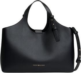 Tommy Hilfiger Sac cabas &agrave; bandouli&egrave;re amovible effet cuir