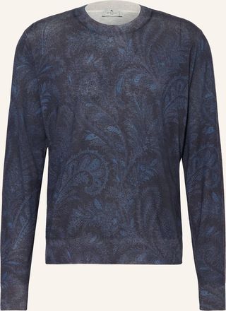 Etro Etro Pullover Mit Seide Und Cashmere blau