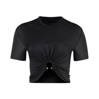 Paco Rabanne T-Shirts - - Tops - Damen - Schwarzk - M