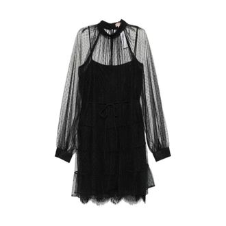 Twinset Femme, Robes, Noir, Taille: 40 FR Twin-set Robes