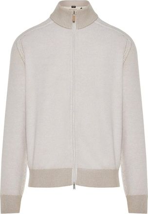Ermenegildo Zegna cardigan à fermeture zippée - Tons neutres