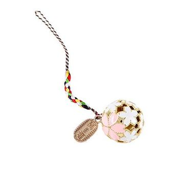 Generic Porte-cl&eacute;s vintage en forme de fleur de cerisier pour t&eacute;l&eacute;phone portable, porte-bonheur, dor&eacute;