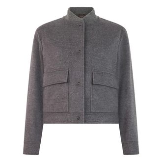 Herno Femme, Vestes, Gris, Taille: 40 FR Bomber z kieszeniami
