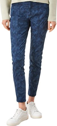 s.Oliver Damen 120.10.202.18.180.2111753 Hose lang, Navy AOP, 34W 32L EU