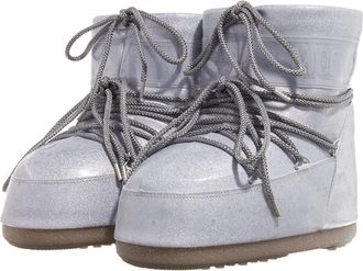 Moon Boot Winterboots - Mb Icon Low Glitter - Gr. 33_35 - in Silber - für Damen