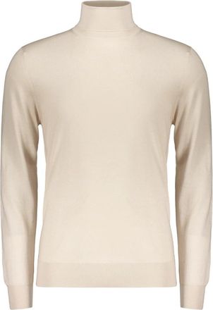 Fedeli Homme, Pulls, Beige, Taille: L Pull &agrave; col roul&eacute;