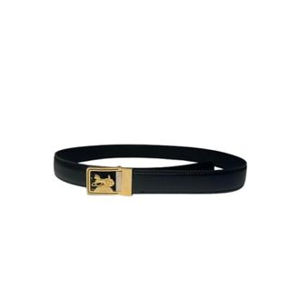 Celine Ceinture Vintage en Cuir dOccasion - Femme - Pre-owned - Noir - Taille: ONE Size