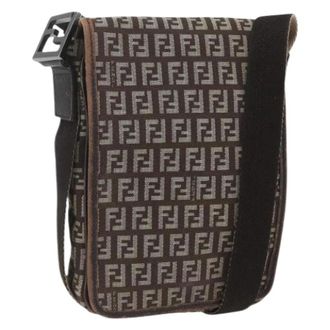 Fendi Pre-owned Vintage Canvas Cross Body Bag - - Pre-owned - Damen - Braun - ONE SIZE