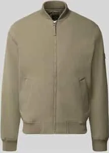 Premium by Jack & Jones Bomberjacke mit Rei&szlig;verschluss und Eingrifftaschen