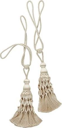 Jotex Jotex YUNA Raffhalter mit Quaste, 2 St. Beige