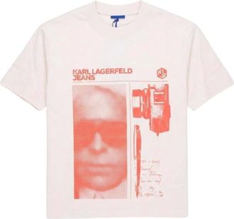 Karl Lagerfeld Homme, Tops, Multicolore, Taille: M KLJ Reg Tee