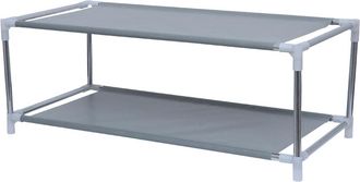 BESPORTBLE Toyvian Praktisches Metall Schuhregal Schuhablage f&uuml;r Schlafzimmer und Schlafsaal Platzsparender Schuhhalter f&uuml;r Innenbereiche Einfache Montage ohne W