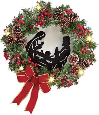 Generic Weihnachtskranz K&uuml;nstliche Beere Weihnachts T&uuml;rkr&auml;nze Weihnachts -H&auml;ngende Wandgirlande f&uuml;r Haust&uuml;r Weihnachtsdekorationen 40 cm