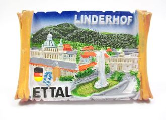 Generic Schloss Linderhof Ettal Poly Magnet Bayern Germany Souvenir Neu