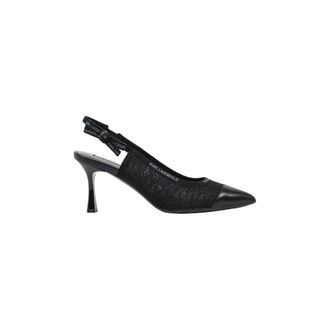 Karl Lagerfeld Sienna Ribbon Sling - - Shoes - Damen - Schwarzk - 38 EU
