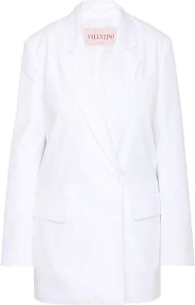 Valentino Garavani Femme, Vestes, Blanc, Taille: 34 FR Giacca
