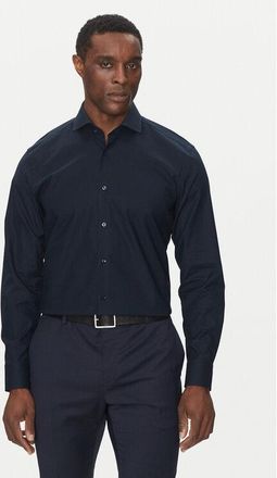 HUGO BOSS Hemd H-HANK-spread-C1-222 50539227 Dunkelblau Slim Fit