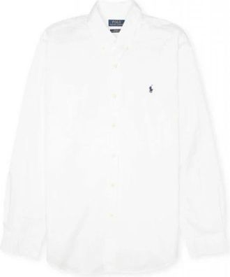 Ralph Lauren Homme, Chemises, Blanc, Taille: XL Chemise Twill Coupe Ajust&eacute;e