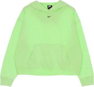 Nike Leichter Hoodie mit Washed-Effekt - - Sport - Damen - Gr&uuml;n - L