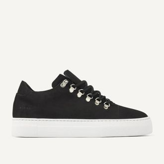 Nubikk Klassische Schwarze Nubuk Schuhe - - Shoes - Herren - Schwarzk - 40 EU