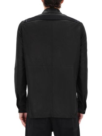 Rick Owens 100% Leather Jacket - Black