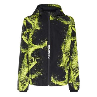 Plein Sport Hooded Bomber Jacket - - Sport - Herren - Mehrfarbig - XL