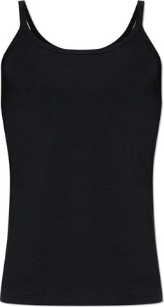 Versace Homme, Tops, Noir, Taille: 2XL D&eacute;bardeur en jersey de coton brod&eacute;