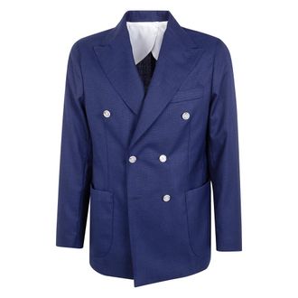 Barba Blazers - - Jackets - Herren - Blau - 2XL