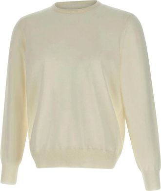 Gran Sasso Homme, Pulls, Blanc, Taille: 2XL Extra Fine Merino Crew Neck