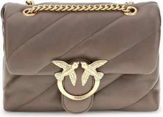 Pinko Pinko, Femme, Sacs, Brun, Taille: ONE Size Love Mini Puff Shoulder Bag