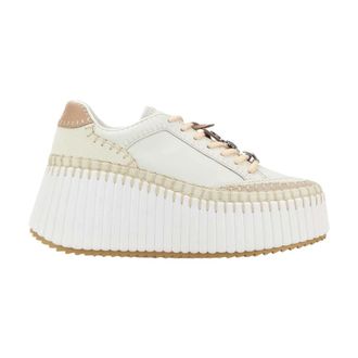 Chlo&eacute; Nama Plateau-Sneaker - - Shoes - Damen - Wei&szlig; - 41 EU