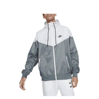 Nike Nike Herren DA0001-084 M NSW SPE WVN LND WR HD JKT Jacket Mens White Grey/Black 3XL-T, Smoke Grau/Wei&szlig;/Smoke Grau/Schwarz