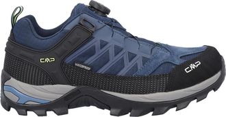 F.lli Campagnolo Wanderschuh CMP RIGEL LOW FITGO TREKKING SHOES WP, Herren, Gr. 46, blau ink, gelb fluo, Leder, Synthetik, Schuhe Wanderschuh, wasserdicht