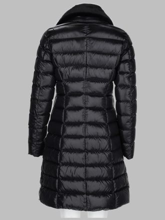 Herno Quilted Long Down Jacket - Black
