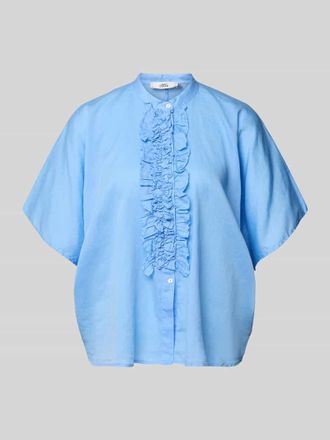 0039 Italy Relaxed Fit Bluse mit R&uuml;schen Modell DAISY