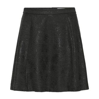 Ichi Ichi, Femme, Jupes, Noir, Taille: 46 FR Leather Skirts