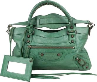 Balenciaga Crossbody Bags - Balenciaga Green Leather Limited 10th Anniversary - Gr. unisize - in Gr&uuml;n - f&uuml;r Damen