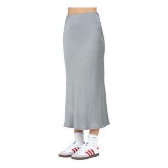 4giveness Femme, Jupes, Gris, Taille: 40 FR Jupe Midi Grise Design Simple