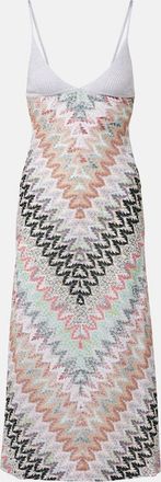 Missoni Midikleid aus H&auml;kelstrick
