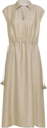 Seventy Femme, Robes, Beige, Taille: 42 FR Ab1556 Chemise Robe