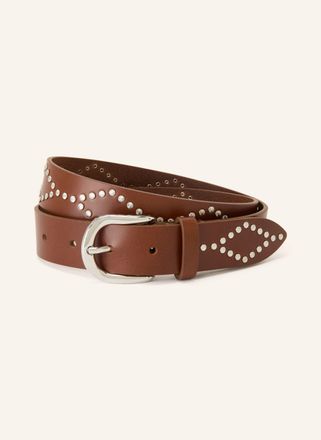 Isabel Marant Isabel Marant Lederg&uuml;rtel Liliana Mit Nieten braun