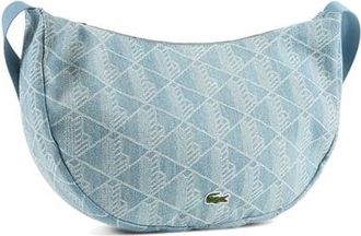 Lacoste Sac lune &agrave; bandouli&egrave;re en coton