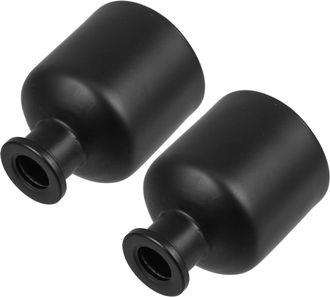 IFUNDOM 2 St&uuml;ck Runde Glas Diffusorflaschen in Samtschwarz Nachf&uuml;llbare Duftspender f&uuml;r &Auml;therische &Ouml;le Eleganter Aromatherapie Halter Kompakt und Dekorativ f&uuml;