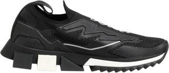 Dolce & Gabbana Femme, Chaussures, Noir, Taille: 39 1/2 EU Sorrento Low-top Baskets