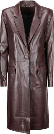 DESA 1972 Manteau En Cuir - Camel