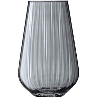 LSA International Zinc Vase H28cm Zink Lichtdurchlässig, Grau