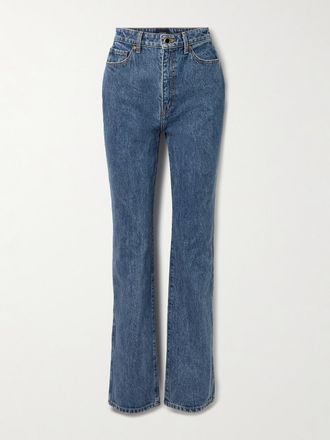Khaite Jean Slim Taille Haute Danielle - Bleu