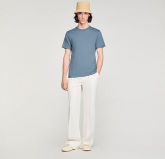 Sandro T-Shirt aus Baumwolle